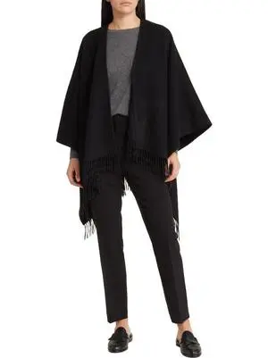 Vince Wool & Cashmere Ruana - 001blk