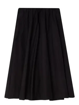HOUSE OF DAGMAR House Of Dagmar A-Lined Silk Taffeta Midi Skirt