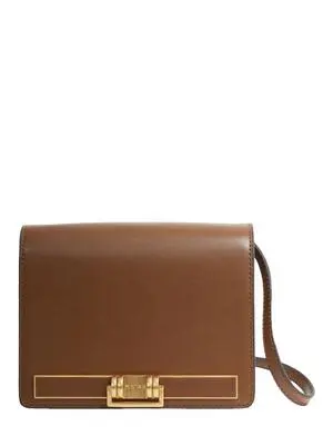 REISS Reiss Lexington Leather Crossbody Bag