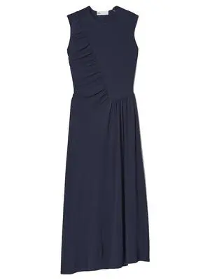 Tory Burch Jersey Crepe Dress - Medium Navy