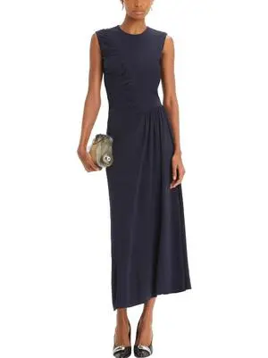 Tory Burch JERSEY CREPE DRESS Navy Blue