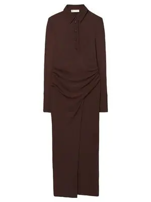 Tory Burch Jersey Shirtdress - Dark Sangria