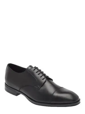 Canali Cap Toe Derby - Black