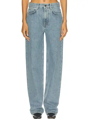 Loulou De Saison Samur Denim Jeans - Washed Light Blue