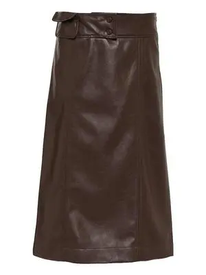 AYA MUSE Eyeria Midi Skirt - Red