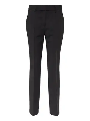 Gabriela Hearst Francisco High-rise Straight Wool Pants - Black