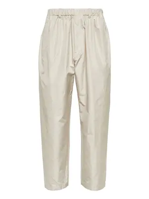 LEMAIRE Silk Straight Leg Pants - Beige