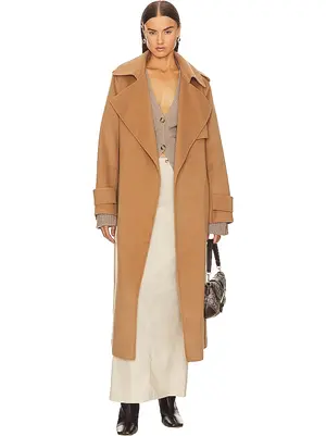 LAMARQUE Margaret Trench Coat - Camel