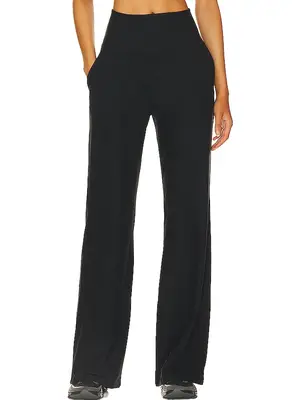Beyond Yoga Easy Cropped Wide Leg Pant - Darkest Night