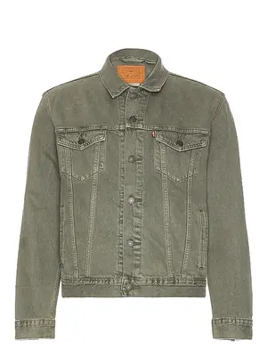LEVI'S LEVI'S The Trucker Jacket In Grey.  Summertime Grape Leaf