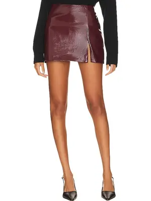 Amanda Uprichard Amanda Uprichard Dale Skort Burgundy