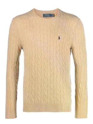 Ralph Lauren Cable-Knit Sweater Neutrals