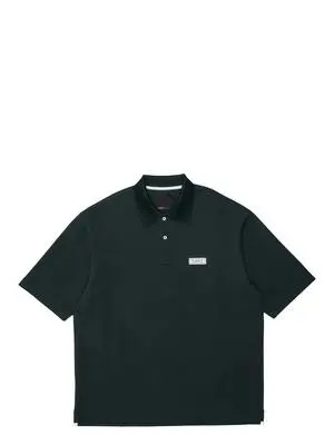 PURPLE BRAND Logo-patch Pique Polo Shirt - Black