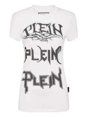 Philipp Plein Logo-embellished T-shirt - White