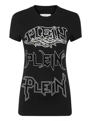 Philipp Plein Logo-embellished T-shirt - Black