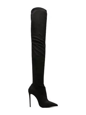 LE SILLA Eva 115mm Pointed-toe Boots - Black