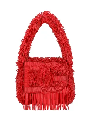 Dolce & Gabbana Dg Logo Embroidered Tote - Red