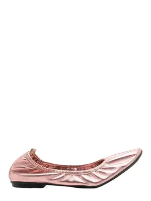 STUDIO CHOFAKIAN Julia Ballerina Flats - Pink