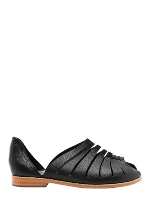 STUDIO CHOFAKIAN Faustine Cut-out Sandals - Black