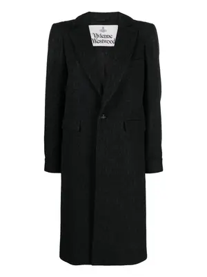 VIVIENNE WESTWOOD Alien Teddy Coat - Black