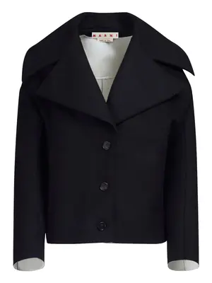 Marni Notched-collar Single-breasted Jacket - Black
