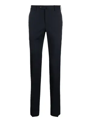 PT TORINO Off-centre Straight-leg Trousers - Blue