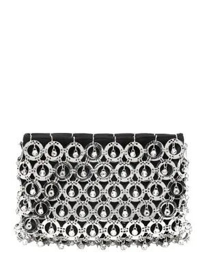Rabanne Metal-disc Clutch - Black