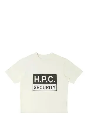 Heron Preston Security Logo-print Cotton T-shirt - Neutrals