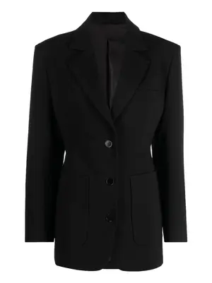 LANVIN Single-breasted Blazer - Black