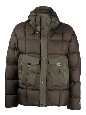 TEN C Tempest Combo Down Jacket - Green
