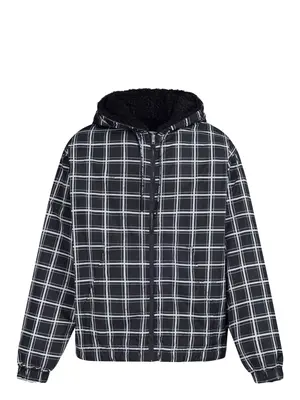 Marni Checked Hooded Jacket - Black