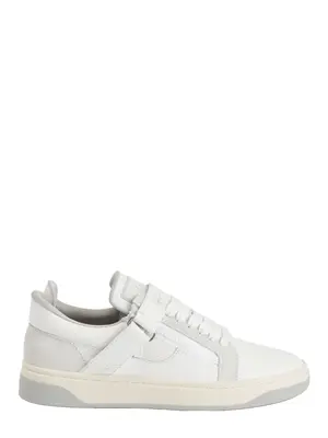 GIUSEPPE ZANOTTI Touch-strap Double-zip Low-top Sneakers - White