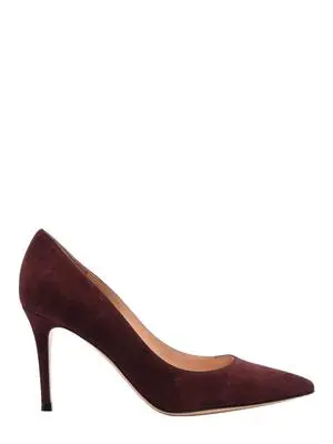 GIANVITO ROSSI 90mm Pointed-toe Pumps - Brown