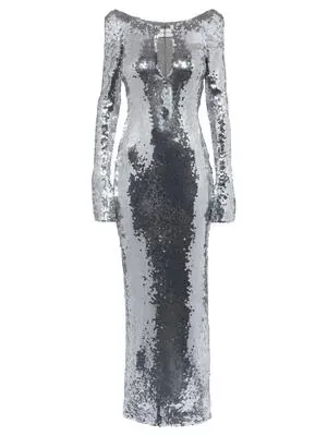 16Arlington Solare Sequin-embellished Dress - Silver