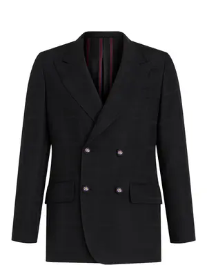 Etro Wool Double-breast Jacket - Black