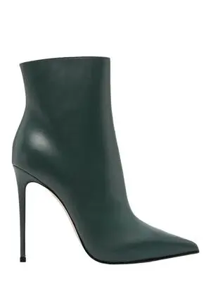 LE SILLA Eva 120mm Leather Ankle Boots - Green
