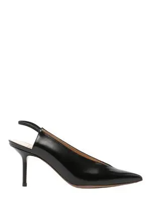 FRANCESCO RUSSO 80mm Pointed-toe Slingback Pumps - Black