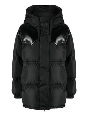 STAND STUDIO Matterhorn Panelled Padded Coat - Black