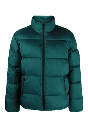 Calvin Klein Logo-patch Padded Jacket - Green