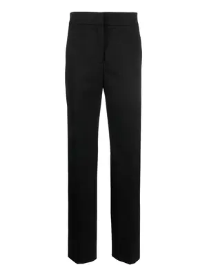 GENNY Straight-leg Tailored Trousers - Black