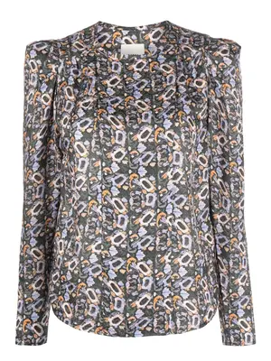ISABEL MARANT ISABEL MARANT Lensy Floral-Print Blouse