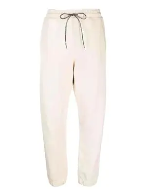 VIVIENNE WESTWOOD Orb Logo-embroidered Cotton Track Pants - Neutrals