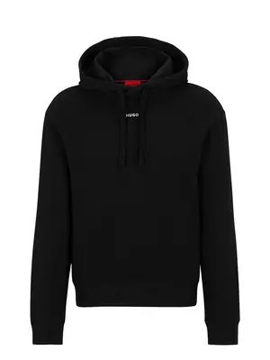 Hugo Dapo Logo-print Drawstring Hoodie - Black