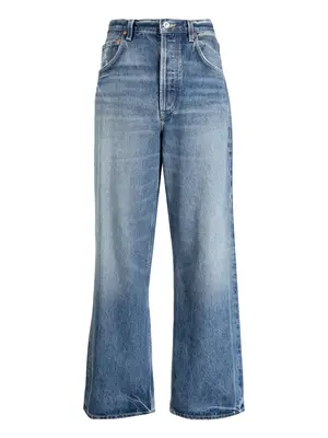 Citizens Of Humanity Gaucho Mid-rise Wide-leg Jeans - Blue