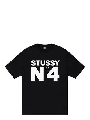 StÜssy No.4 Tee - Black