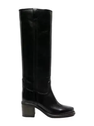 Isabel Marant Seenia 70mm Leather Boots - Black