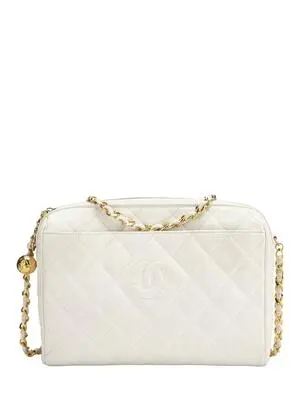 CHANEL Quilted Caviar Pocket Camera Bag