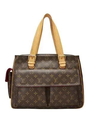 LOUIS VUITTON Monogram Canvas Multipli Cite Tote - Brown