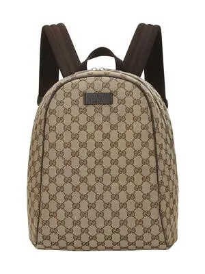 Gucci Original Gg Canvas Backpack - Brown