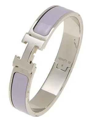 Hermès Clic Clac H Bracelet - Purple